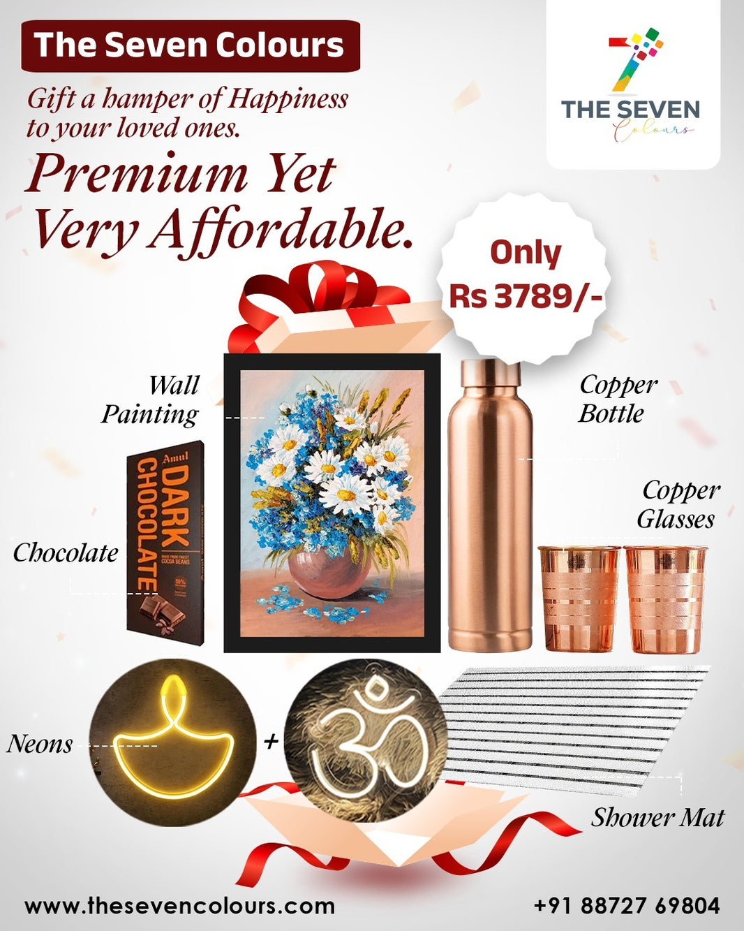 Wall Decor| Canvas Painting| Custom Neon| Wallpapers–The Seven Colours