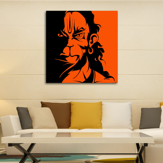 Shop Lord Hanuman Canvas Painting for Stunning Decor | The Seven Colours